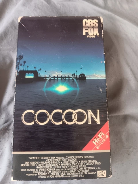 COCOON (1985), VHS (1986), first VHS Release, CBS/FOX logo £9.13 ...