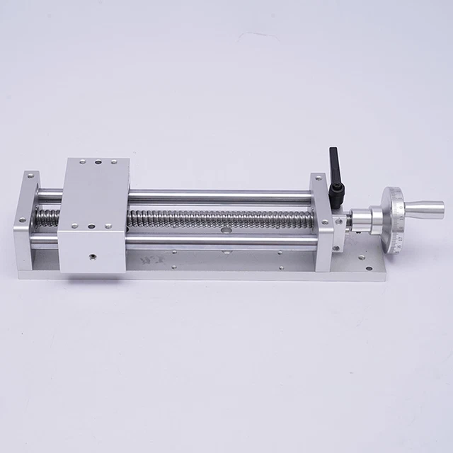 MANUAL SLIDING TABLE X/Y/Z Axis Linear Rail Stage CNC SFU1605 L=200mm ...