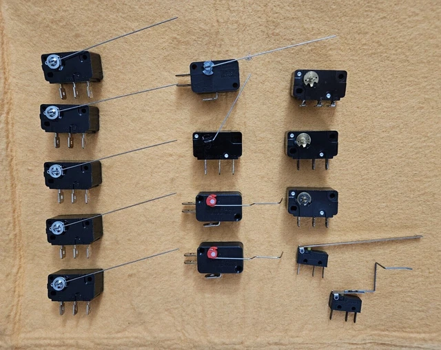 ASSORTED ARCADE SWITCH Microswitch Coin Switch x14 $25.00 - PicClick