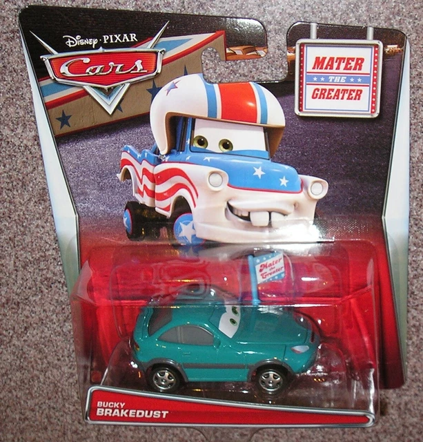 DISNEY PIXAR CARS Toons Bucky Brakedust Mater the Greater NIP Mattel ...