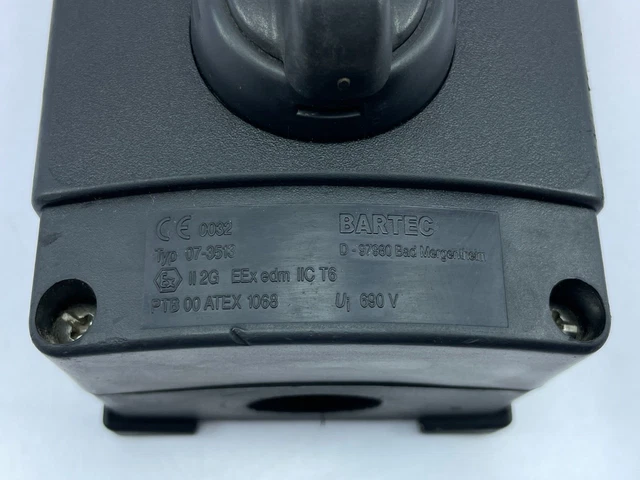 BARTEC 07-3513 PUSH Button Control Station ComEx Three Gang $148.07 ...