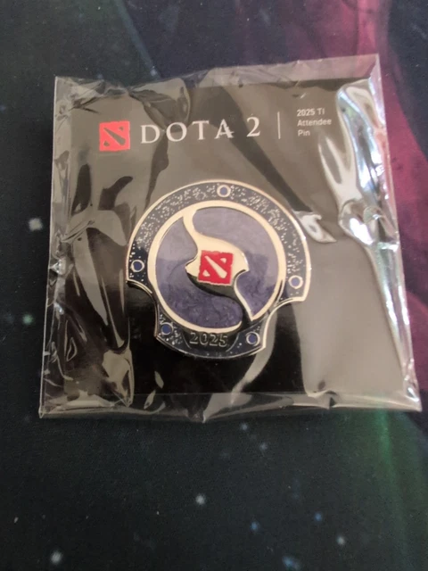DOTA 2 THE International 2025 Collectors Pin Badge Brand New With Code ...
