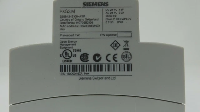 ROUTEUR BACNET SIEMENS PXG3.M S55842-Z106-A101 EUR 362,48 - PicClick FR