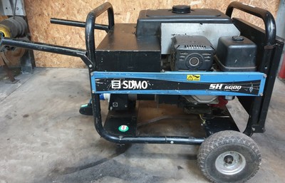 GENERATOR SDMO SH6000 6.0 kva Honda GX389 240/110V £795.00 - PicClick UK