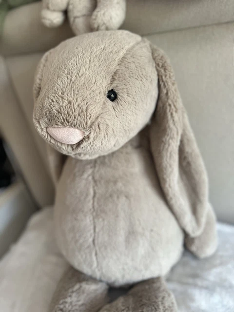 JELLYCAT REALLY BIG beige bashful bunny £104.72 - PicClick UK