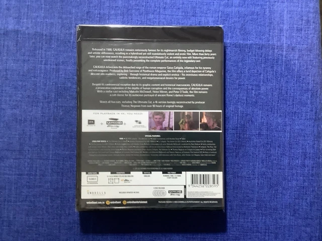 CALIGULA : THE Ultimate Cut (4K UHD ,Blu-Ray, 4-Disc) Umbrella Brand ...