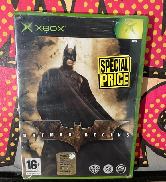 BATMAN BEGINS XBOX PAL ITA NUOVO New Copertina ITALIANA Sealed Bat Man ...
