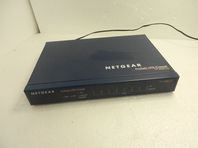 NETGEAR 8 PORTS ProSafe VPN Firewall FVS318. $79.95 - PicClick