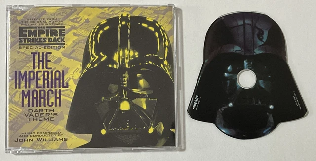 STAR WARS THE Imperial March Darth Vader Shaped USA Cd Single Rare John ...