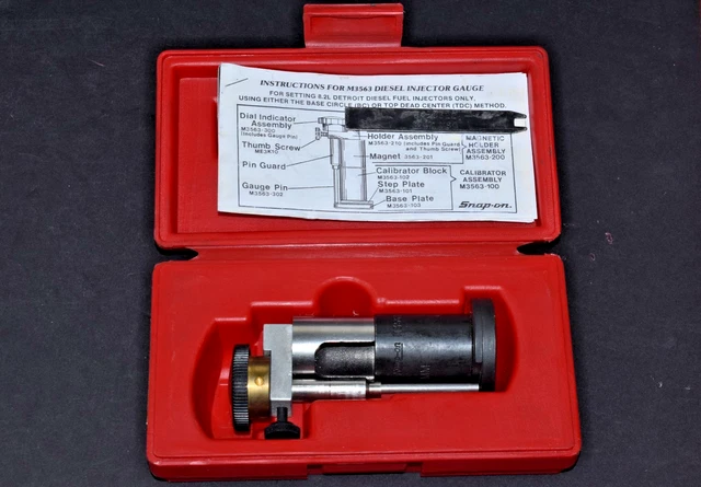 NICE SNAP-ON TOOLS 8.2L Detroit Diesel Injector Height Timing Gauge Set ...
