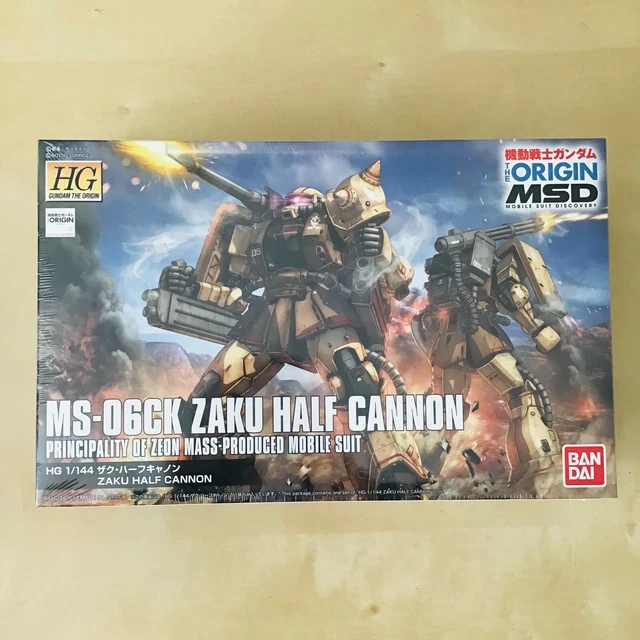 BANDAI HG 1/144 MS-06CK ZAKU HALF CANNON Gundam Model Kit NEW $44.99 - PicClick CA