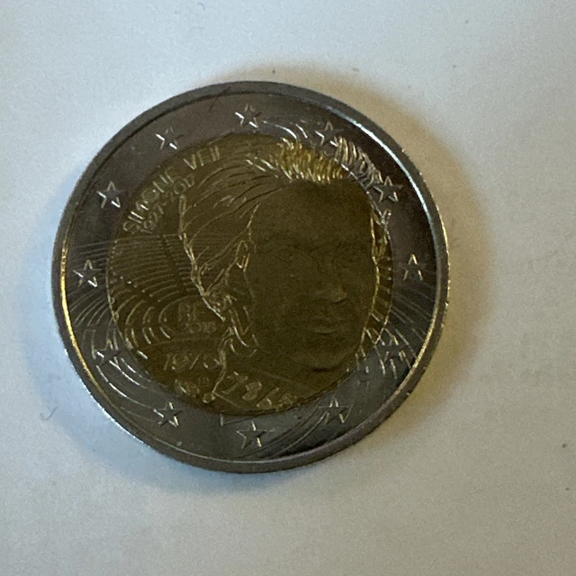 PIÈCE DE 2 euros rare Simone Veil TBE EUR 35,00 - PicClick FR