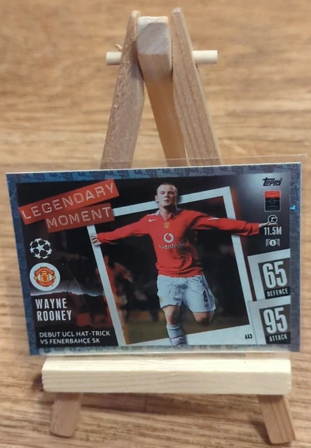 WAYNE ROONEY LEGENDARY Moment Match Attax 2023 24 Card £0.99 - PicClick UK