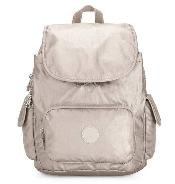 KIPLING BASIC PLUS Eyes Wide Open City Pack S Backpack Metallic Glow Neu EUR 79,72 - PicClick DE