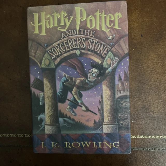 HARRY POTTER AND The Sorcerers Stone First Edition Hard Cover Book $34. ...