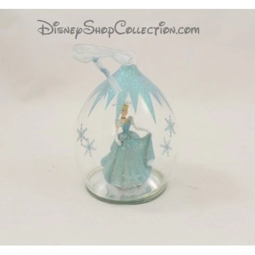 BOULE DE NOËL Cendrillon DISNEY bleu décoration de sapin en verre (DOU ...