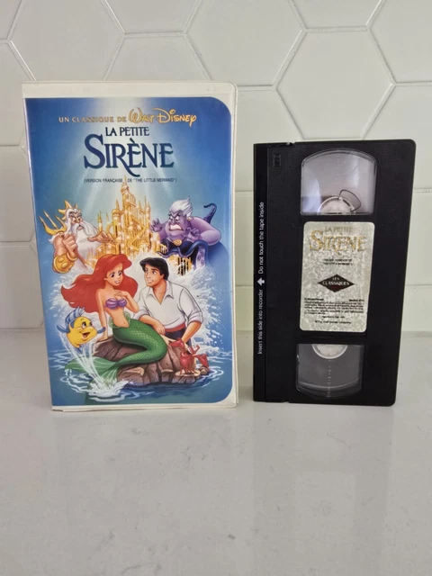 LA PETITE SIRÈNE The Little Mermaid VHS ** 1989 Walt Disney BANNED ...
