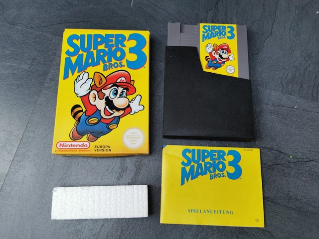 SUPER MARIO BROS. 3 European Nintendo Nes System Spiel OVP PAL B ...