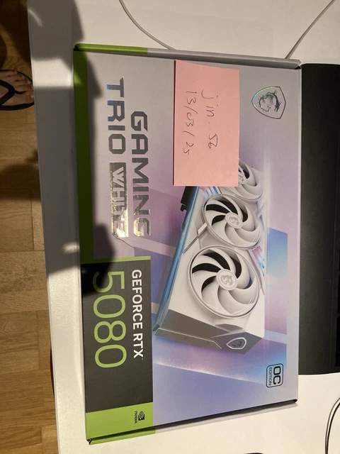 MSI GEFORCE RTX 5080 Gaming Trio OC White 16GB Graphics Card In hand to ship £1,567.32 - PicClick UK