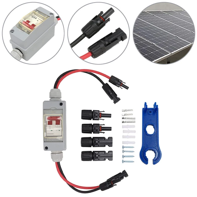 PV ISOLATOR SWITCH DC 500V IP65 Disconnect Circuit Breaker For Solar ...