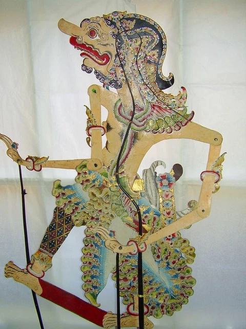 WAYANG KULIT JAVANESE Indonesia Shadow Puppet : Raja Sabrang £335.00 ...
