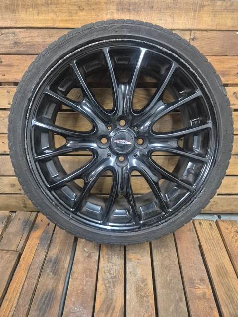 18& GENUINE MINI Cooper Jcw R113 R50 R53 R56 Black Alloy Wheel Rim 7J ...