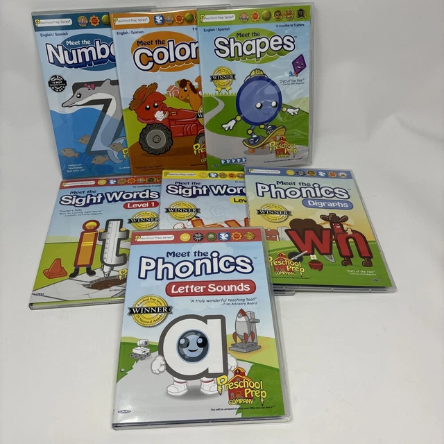 MEET THE PHONICS-LETTER Sounds-Digraphs-Numbers-Shapes-Colors-Sight ...