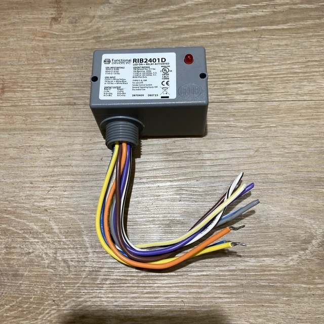 RIB RIB2401D 10AMP Enclosed Relay $29.99 - PicClick