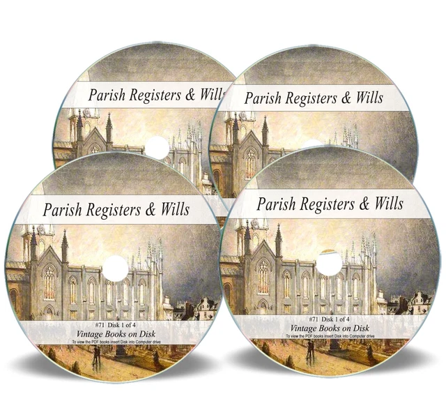 1,010 ENGLISH PARISH Registers -4 DVDs Genealogy Ancestry Family Tree ...