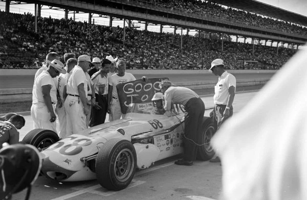 BOB WENTE, GIL Morcroft, Trevis Offenhauser Indy Car 1964 Racing Old ...