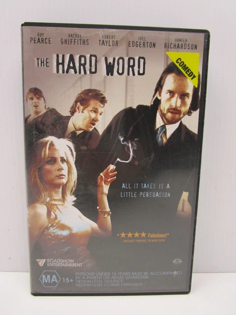 THE HARD WORD, VHS Tape, Vintage Video, Movie, MA15+, Guy Pearce, 2002 ...