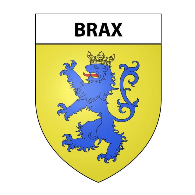 BRAX 47 VILLE sticker blason écusson autocollant adhésif EUR 6,99 ...