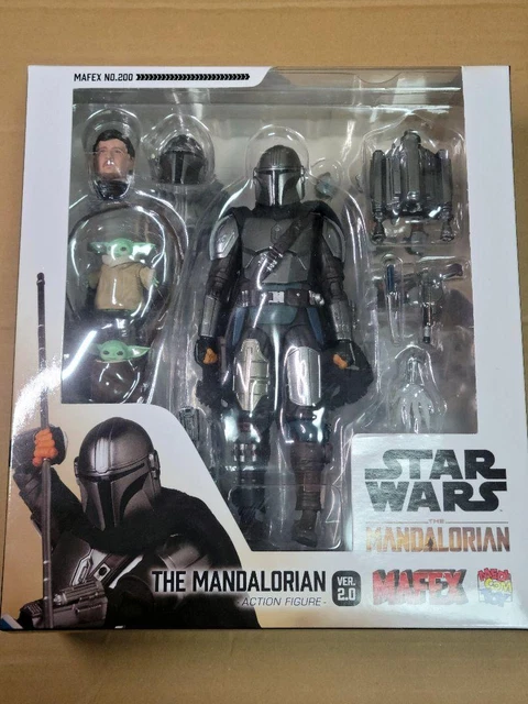 MEDICOM TOY MAFEX No.200 The Mandalorian Ver.2.0 Figurine D'Action ...