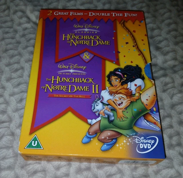 DISNEY THE HUNCHBACK of notre dame 1&2 boxset dvd ex condition £6.95 ...