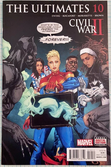 COUVERTURE ULTIMATES #10 Kenneth Rocafort 2016 Marvel Comics Civil War ...
