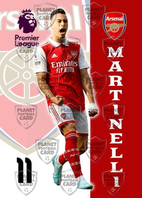 GABRIEL MARTINELLI, ARSENAL Fc . Premier League 2022/2023, Custom Card ...