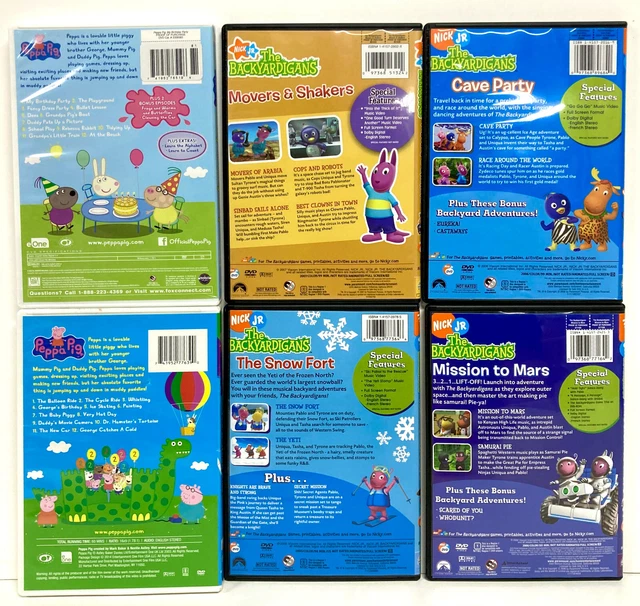NICK JR DVD Lot 12 Backyardigans Wonder Pets Peppa Pig Dora Diego Barney $21.17 - PicClick CA