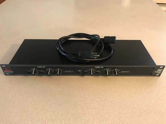 DBX 262 RACK Mount Stereo Compressor/Limiter With Iec Power Cable $90. ...