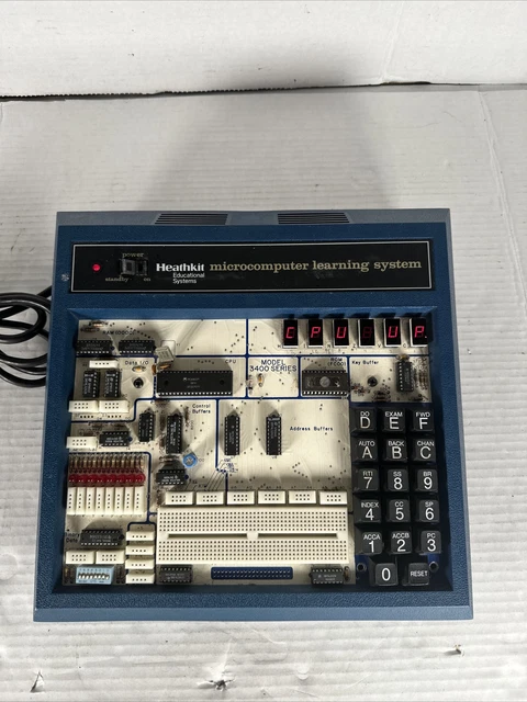 VINTAGE HEATHKIT MODEL ET-3400 Microcomputer Learning System Powers ...