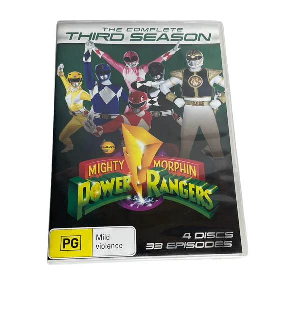 MIGHTY MORPHIN POWER Rangers : Season 3 (DVD, 1995) $40.00 - PicClick AU