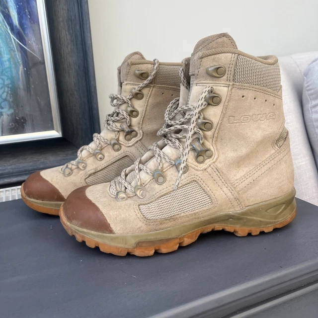 BRITISH ARMY ISSUE LOWA Elite Desert Assault/Patrol Combat Boot UK 6 £ ...