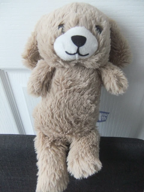 10& CUDDLE CREW Pms Brown Puppy Dog Black Nose Soft Cuddly Toy Bear ...