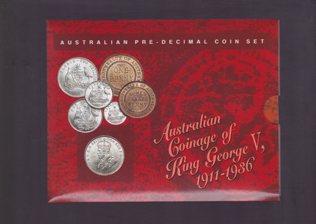 1920 YEAR SET Birth Birthday Australian Coinage Pre-Decimal Coins inc ...