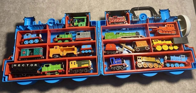 # THOMAS THE Tank Engine Box Carry Case With Trains Inside Collectables ...