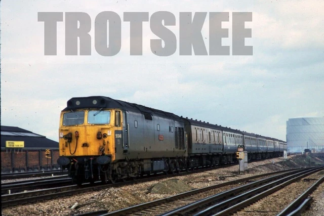 35MM SLIDE BR British Rail Diesel Loco Class 50 50048 Reading 1980 ...