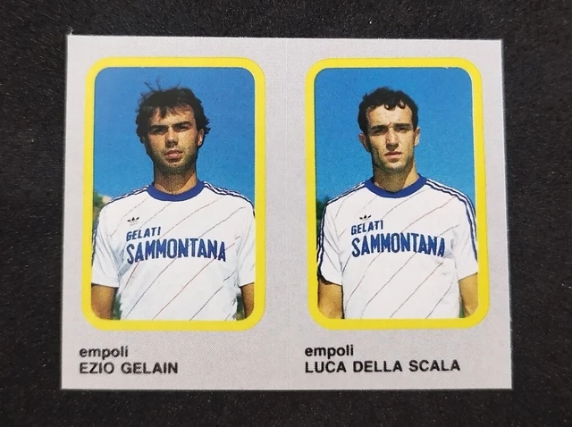 FIGURINA CALCIATORI CALCIO Flash '86 #381 AB Empoli Ezio Gelain Luca ...