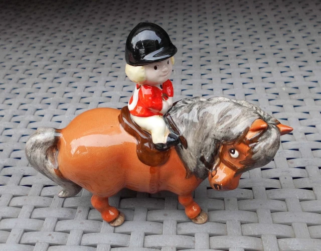 1981 BESWICK NORMAN Thelwell Angel On Horseback £29.99 - PicClick UK