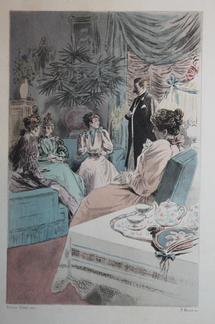 EAU-FORTE AQUARELLE POCHOIR La Femme à Paris Pierre Vidal Fred. Massé ...