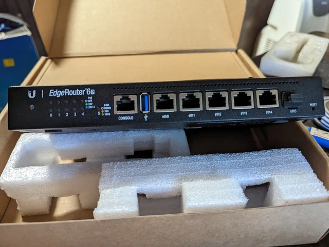 UBIQUITI EDGEROUTER 6P with SPF Gigabit Router ER-6P $179.95 - PicClick