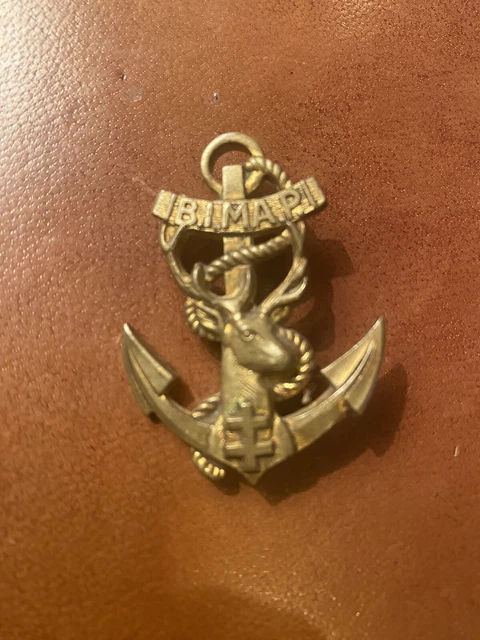 INSIGNE RARE WW2 Bataillon D’infanterie De Marine Du Pacifique EUR 45 ...